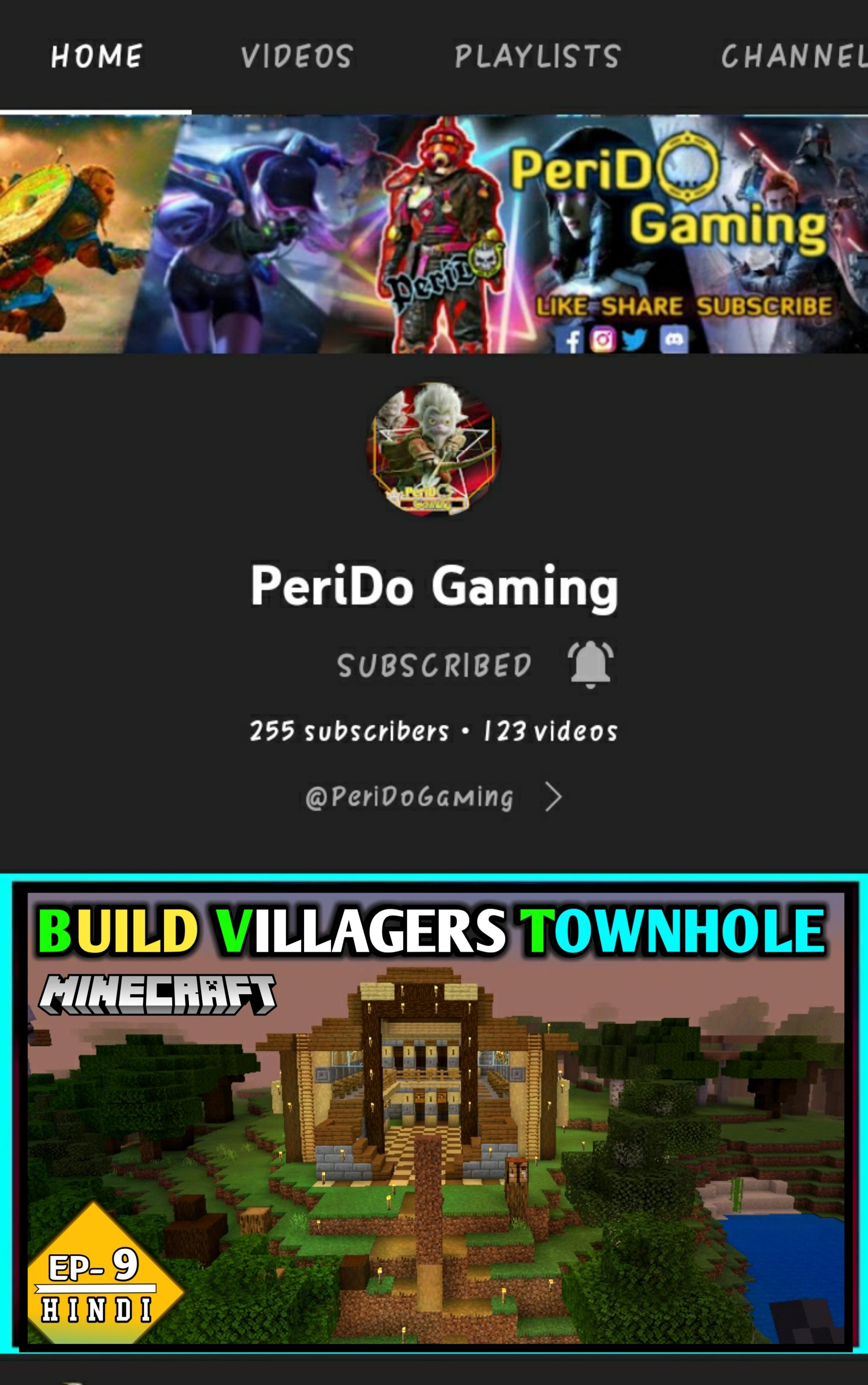 Hello Guys Are You Watching PeriDoGaming Minecraft Survival GamePlay Videos - 我的世界 - TapTap
