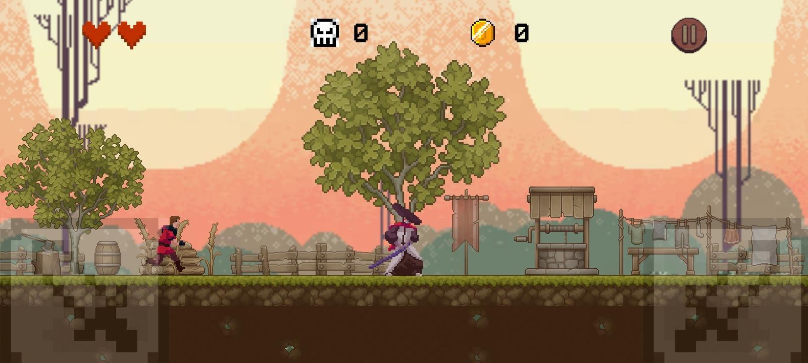 Ads appear when I lose twice; to regain life. - Thunder Samurai Defend Village - TapTap