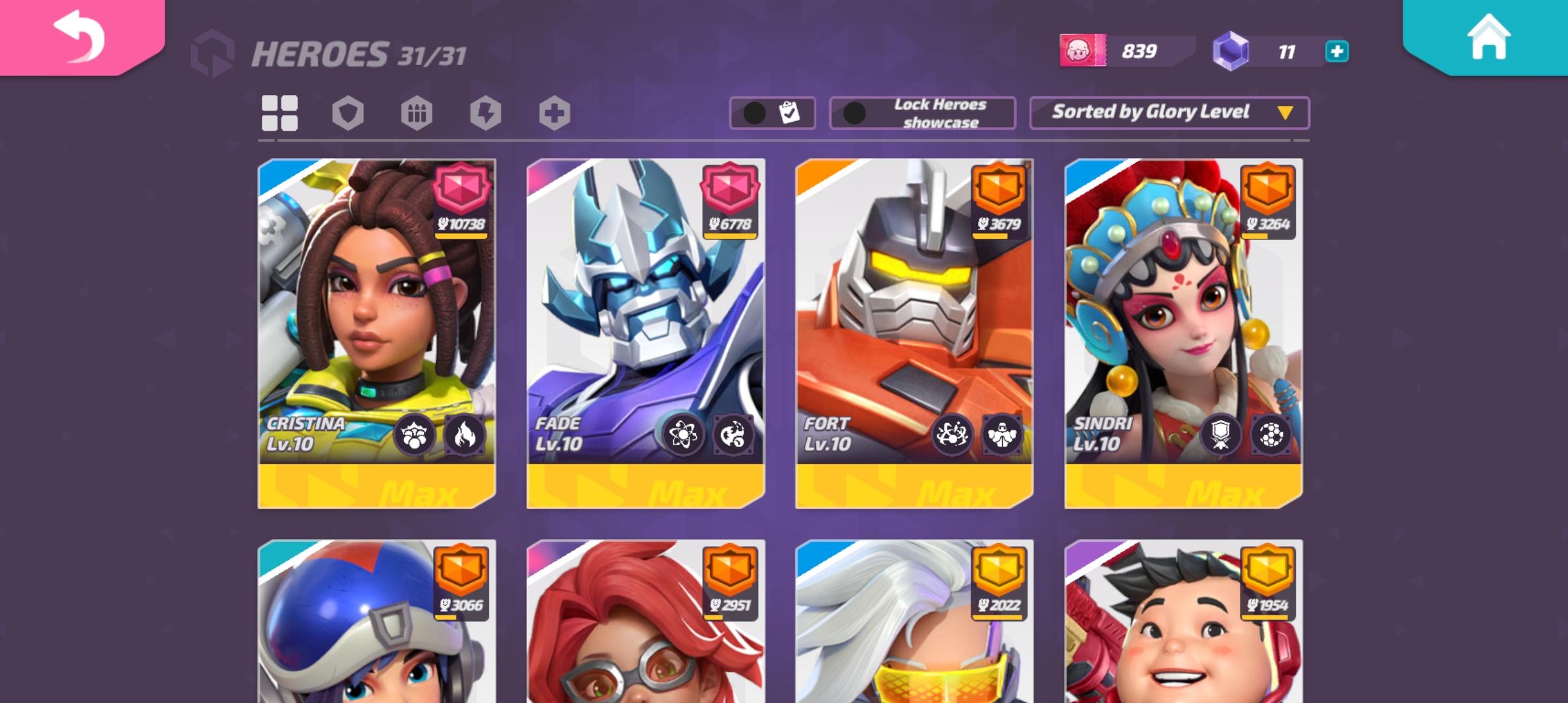 Glory Levels - T3 Arena - TapTap