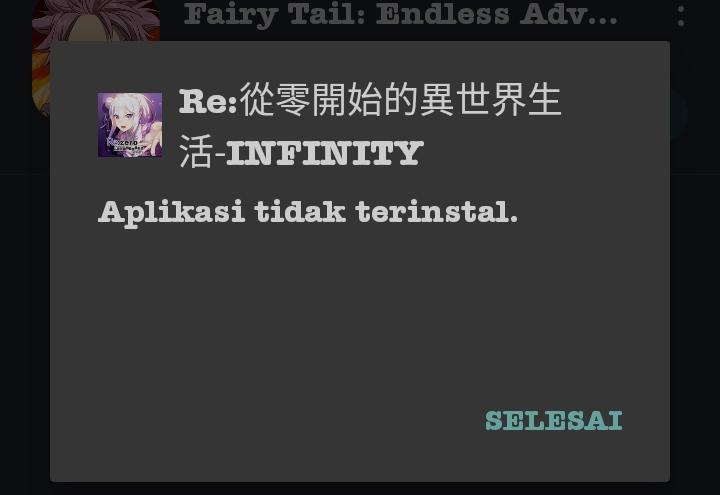 Re: Zero -INFINITY - FixedCH's Posts - TapTap