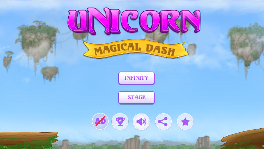 Unicorn Dash Game - Unicorn Run Rush: Endless Runner Games - My little ...