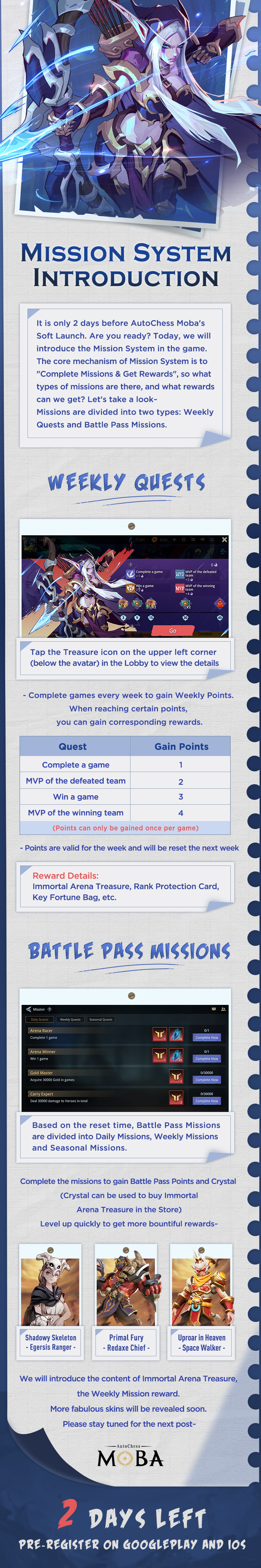 Mission System Introduction - AutoChess Moba - TapTap