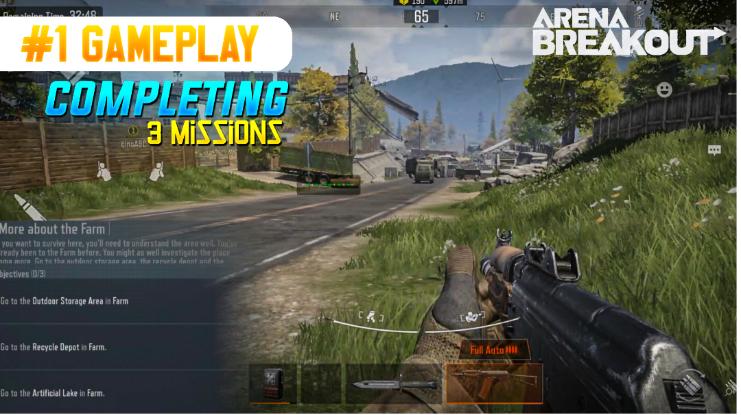#1 Gameplay Arena Breakout || Completing 3 Missions ULTRA HD Graphics - Arena Breakout - TapTap