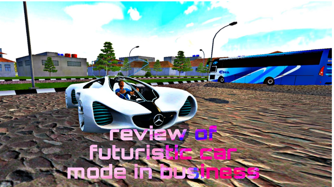 Review of futuristic car mod in business - Bus Simulator Indonesia - TapTap
