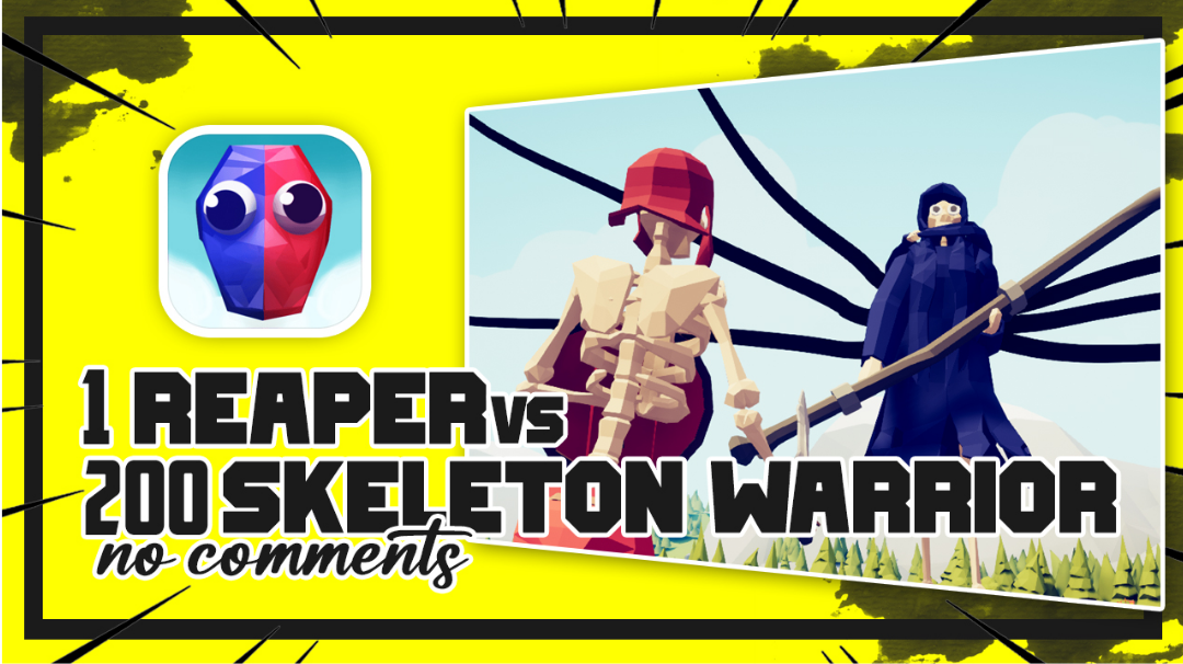 TABS Gameplay - REAPER vs SKELETON WARRIOR - TapTap