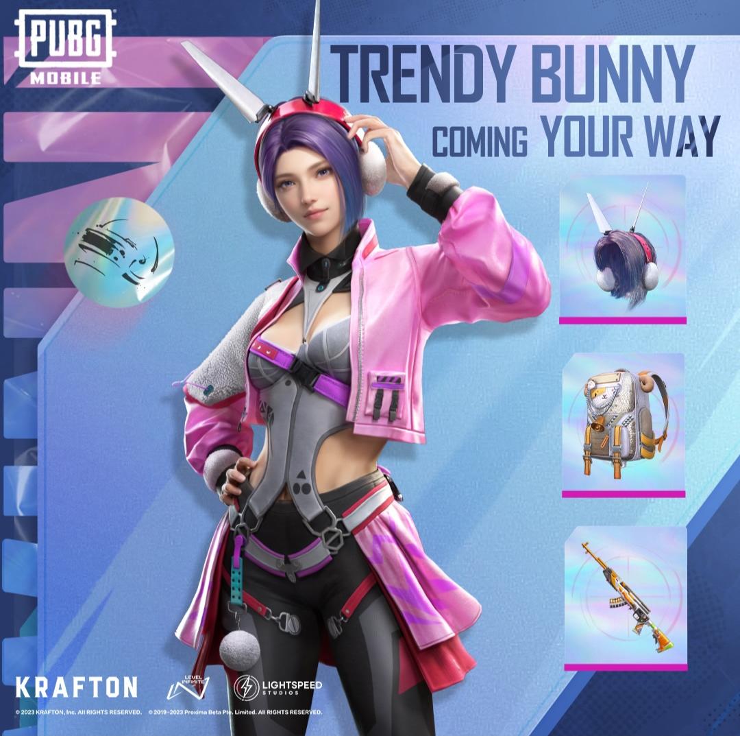 PUBG MOBILE Hop into action with the Trendy BUNNY SET! - PUBG MOBILE ...