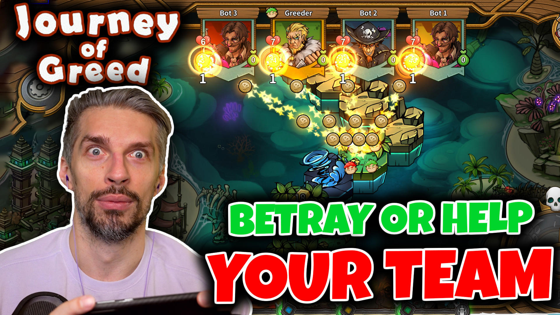 Get RICH by Betraying your Friends - Journey of Greed [First Impressions] Gameplay - Journey of ...