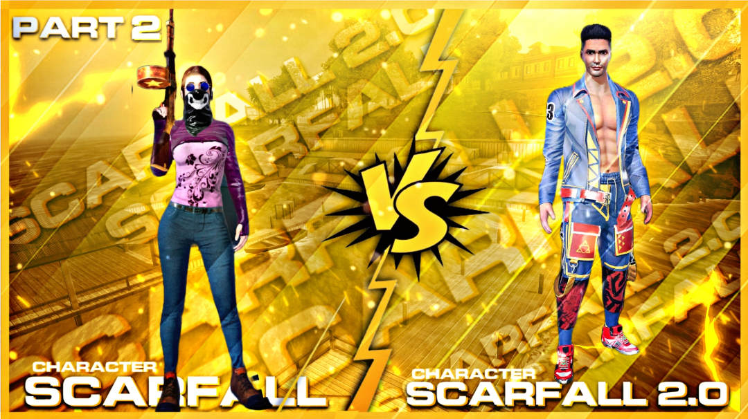 SF CHARACTER Vs SF 2.0 CHARACTER😲 || SCARFALL Vs SCARFALL 2.0 || HINDI ...