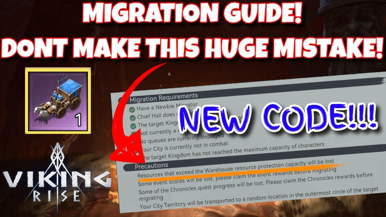 Migration Guide & NEW Code Viking Rise - Viking Rise: Valhalla - TapTap