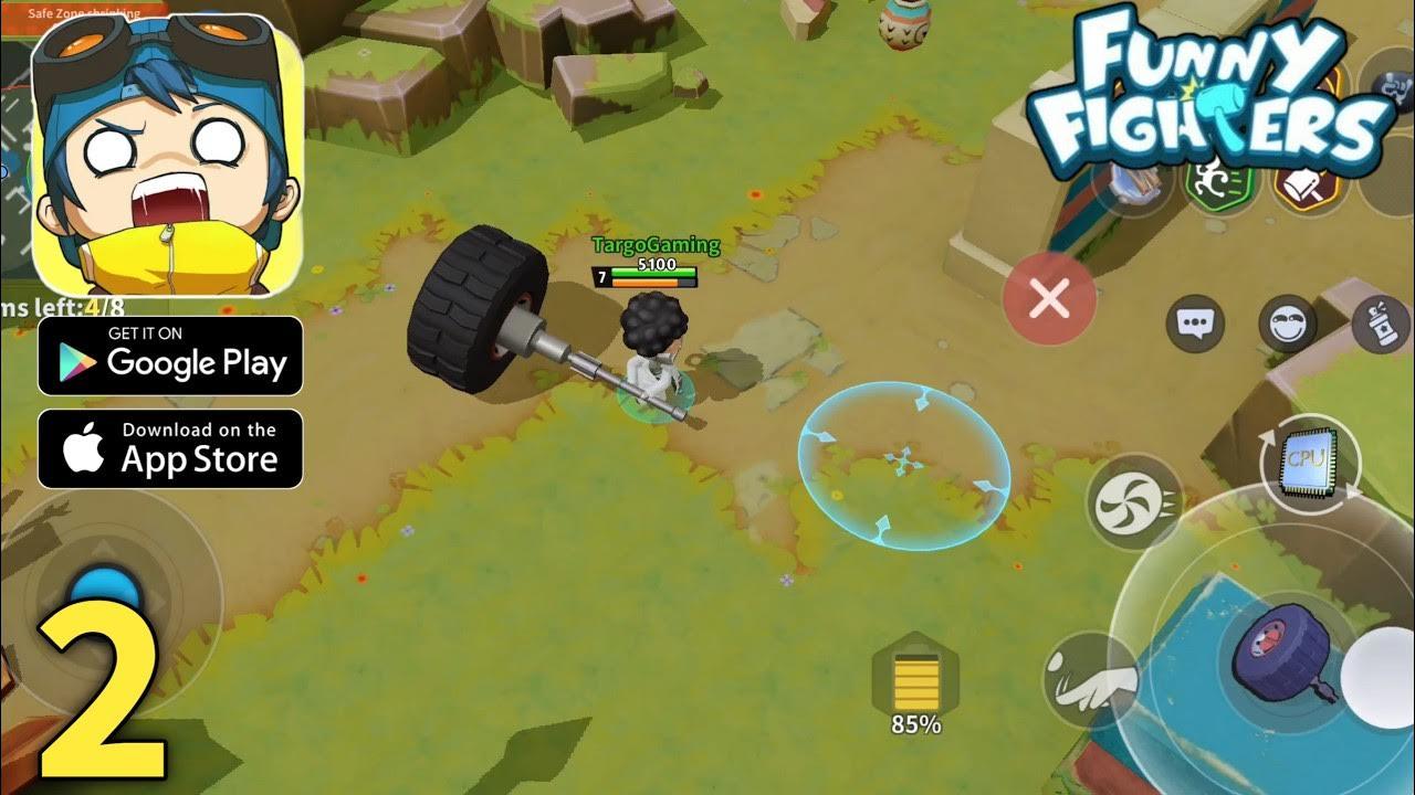 Funny Fighters Battle Royale Gameplay Walkthrough Part 2 (ios, Android ...
