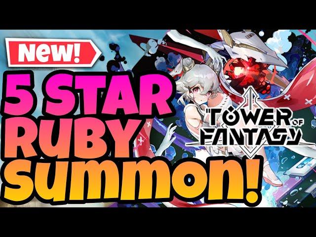 Tower of Fantasy - HUGE Ruby Summon! *Got Her To 5 Stars!* - Tower of ...