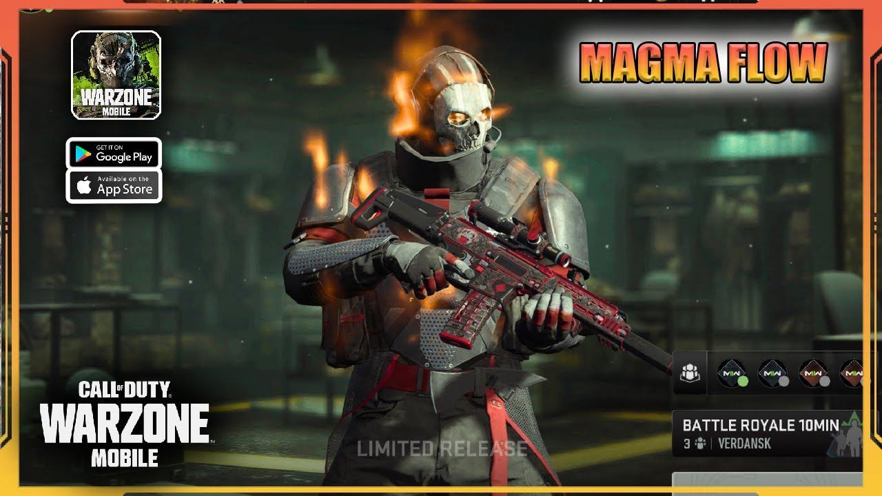 Warzone Mobile Magma Flow Tracer Pack Gameplay | PYRO GHOST - Call of ...
