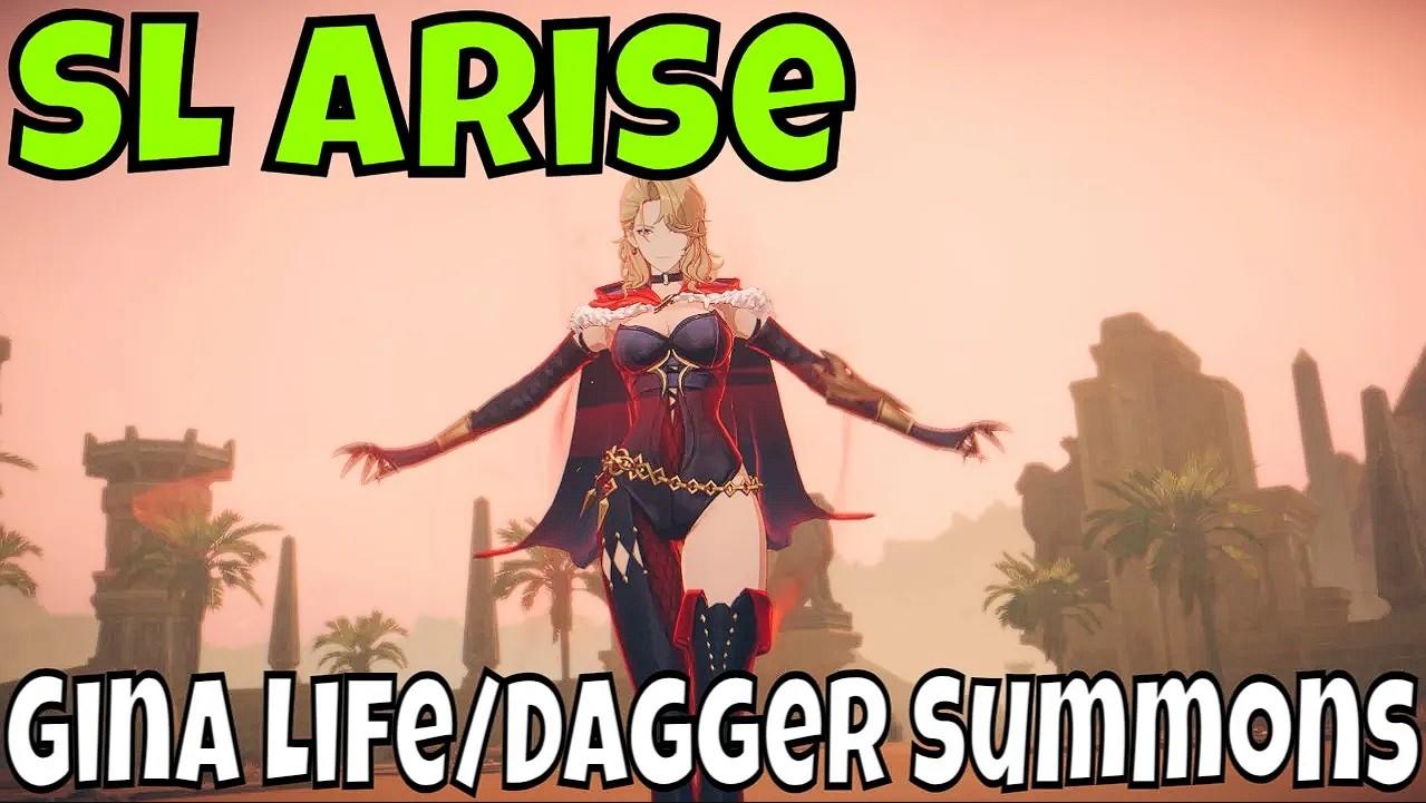 Solo Leveling: Arise - Gina Life/New Dagger Summon Spam - Solo Leveling ...
