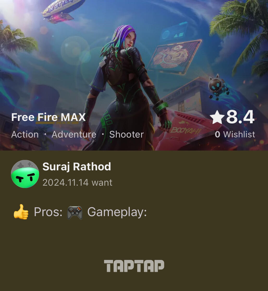 Free Fire MAX - Yogesh Rajput's Posts - TapTap