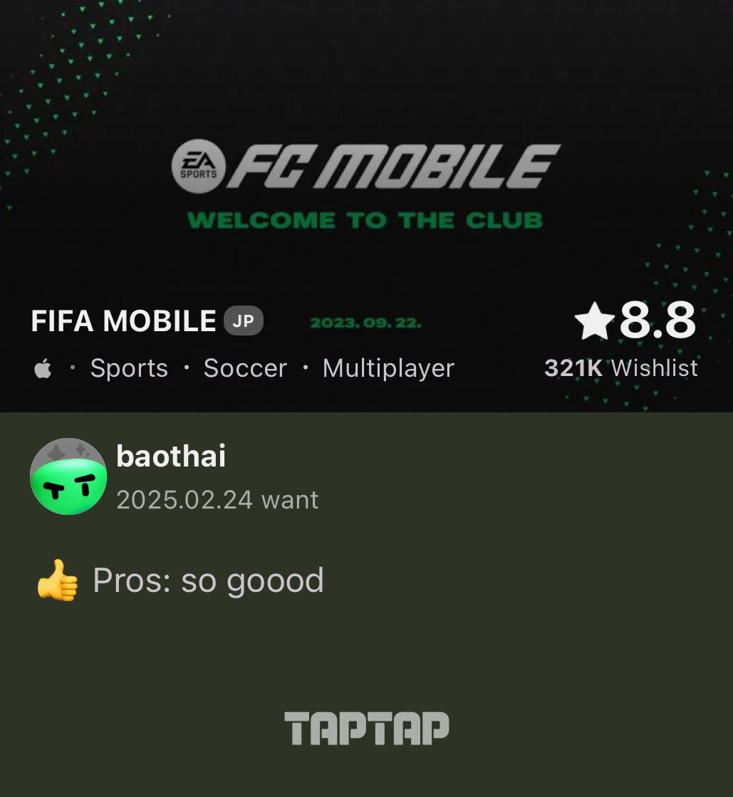 EA SPORTS FC™ MOBILE - baothai's Posts - TapTap