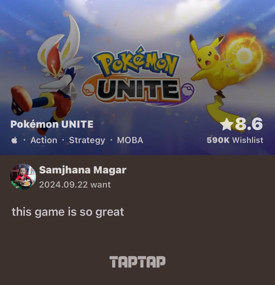 Pokémon UNITE - Samjhana Magar's Posts - TapTap