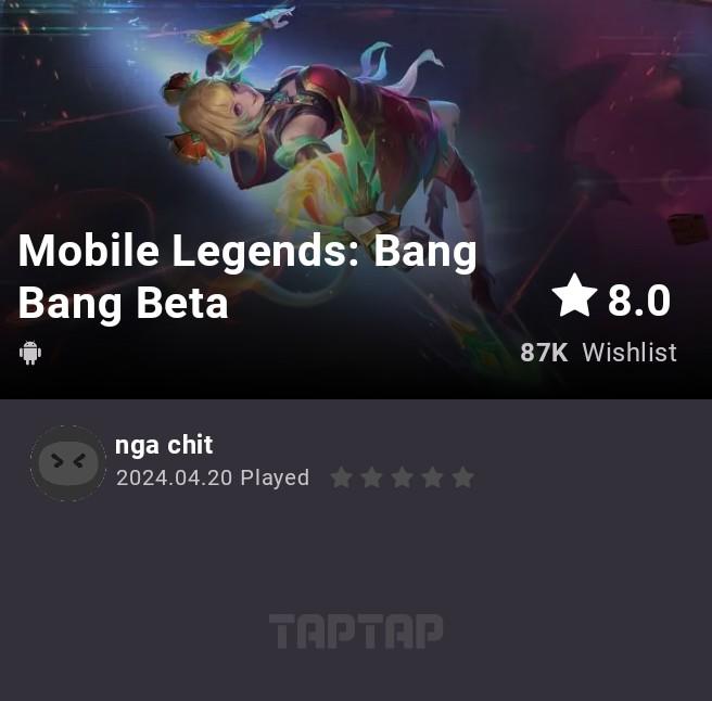 Mobile Legends: Bang Bang Beta - nga chit's Posts - TapTap