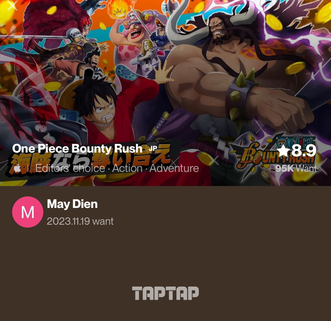 One Piece Bounty Rush - May Dien's Posts - TapTap