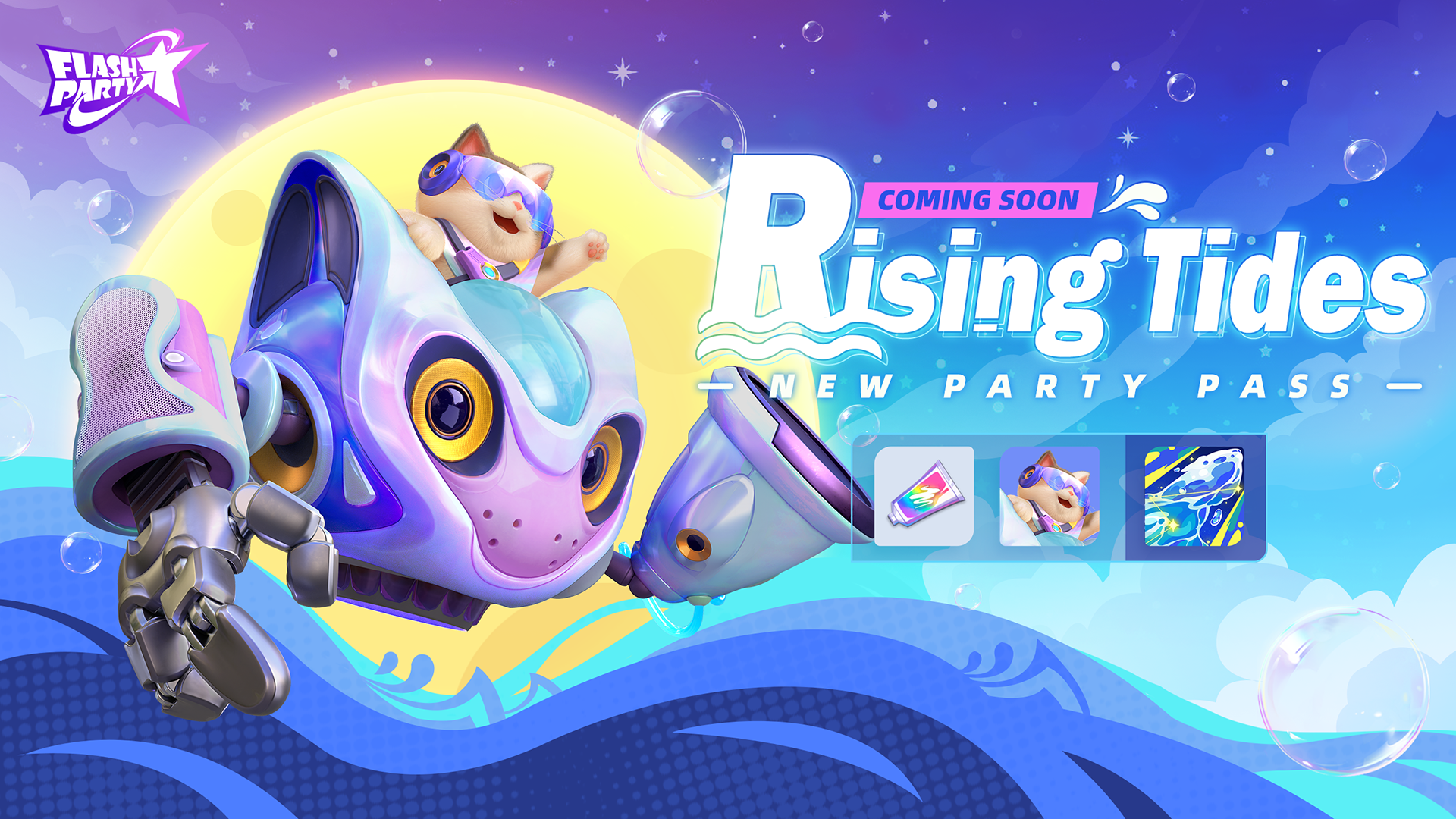 New Party Pass: Rising Tides Coming Soon! - Flash Party - Flash Party (PC) - TapTap