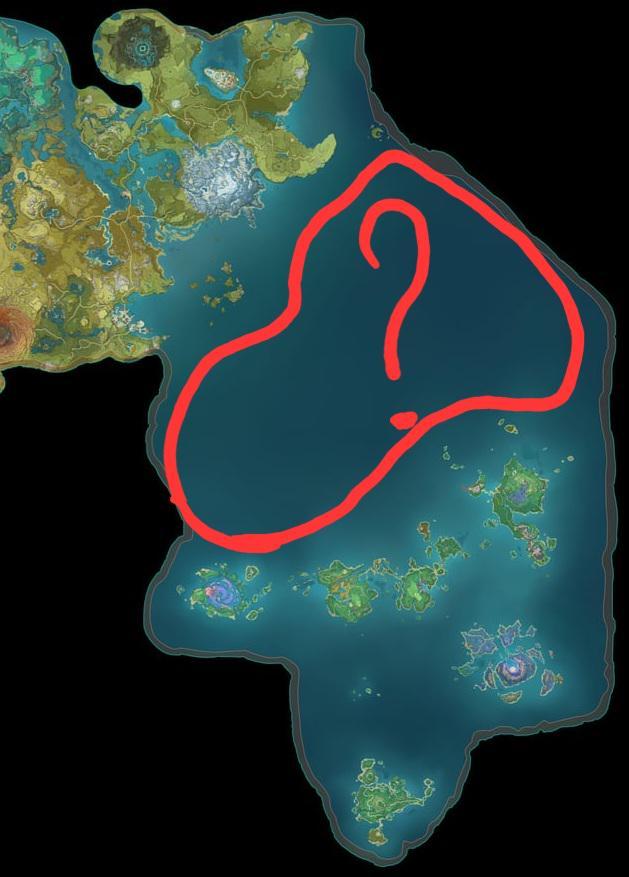 Guys why did they add this whole empty area in the map? Are they stupid? - Genshin Impact - TapTap