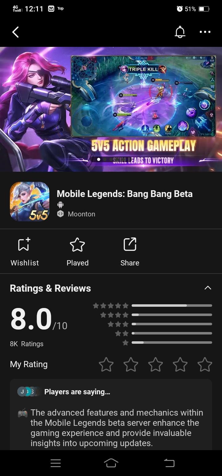 Mobile Legends: Bang Bang Beta - oppo vivo's Posts - TapTap