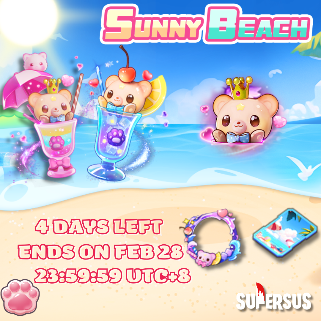 🌞🏖️ Sunny Beach Event – Final Countdown! 🏖️🌞 - Super Sus - TapTap