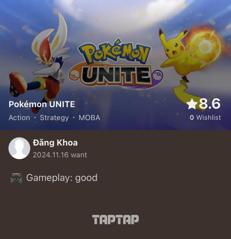 Pokémon UNITE - Đăng Khoa's Posts - TapTap