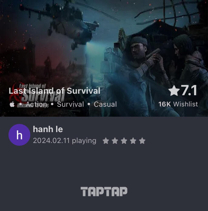 Last Island of Survival - hanh le's Posts - TapTap
