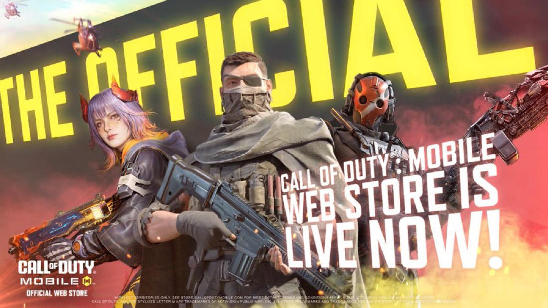 Official CODM Web Store has expanded to more regions. Click to see more ...