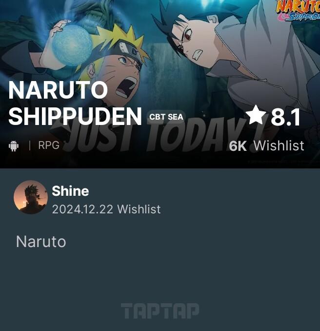 NARUTO SHIPPUDEN - Shine's Posts - TapTap