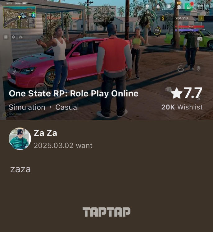 One State RP - Role Play Life - Za Za's Posts - TapTap