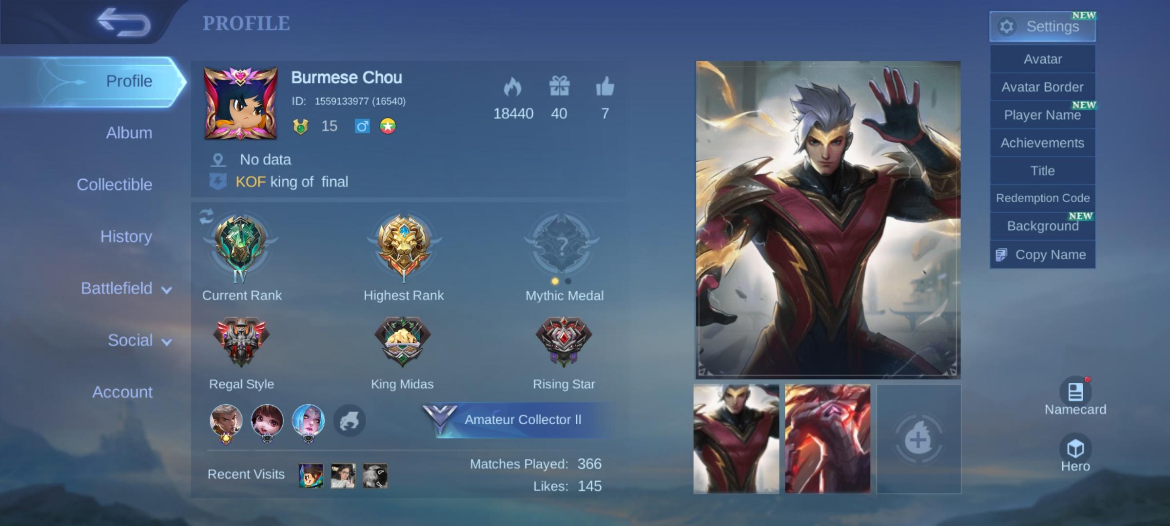 Mobile Legends: Bang Bang - Bhone Sett Paing's Posts - TapTap