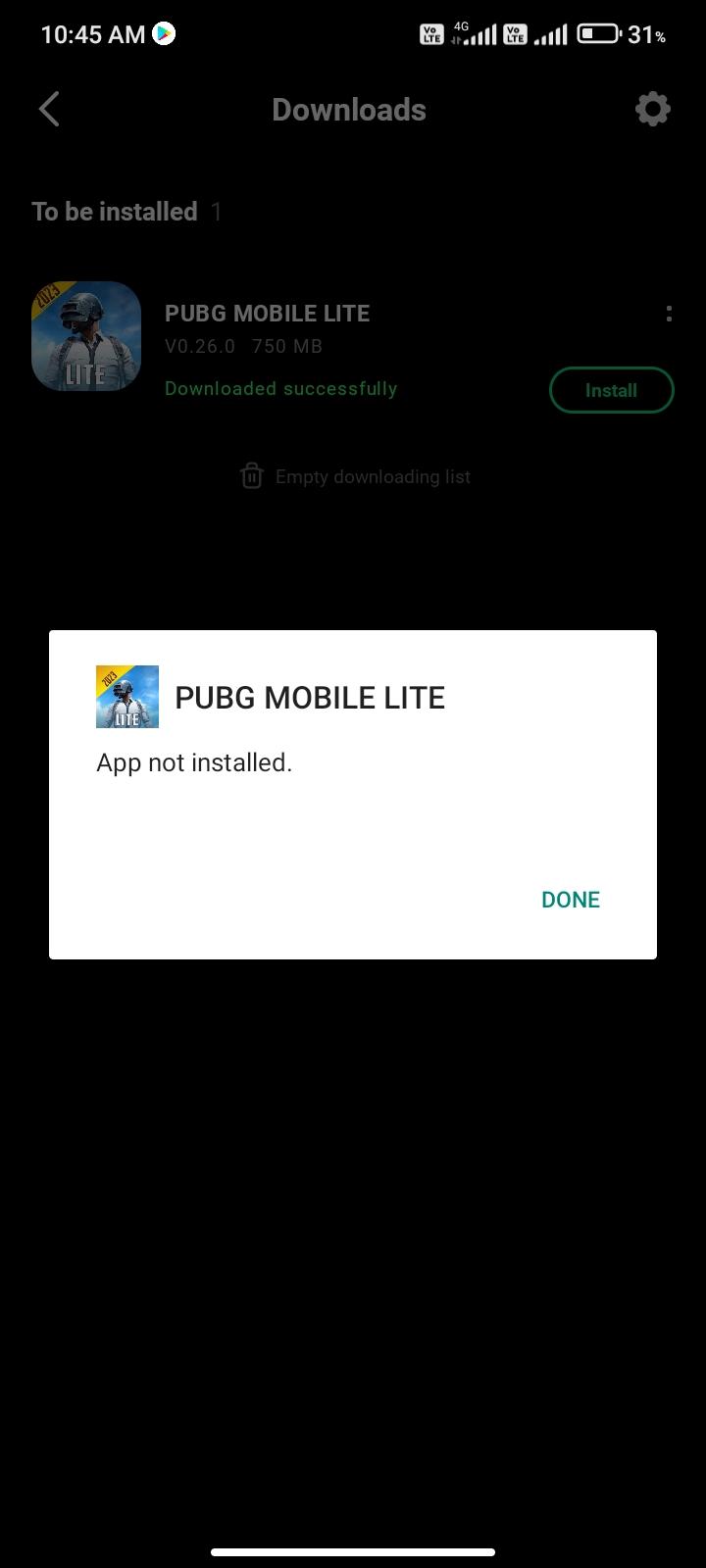 what is the problem - PUBG MOBILE LITE - TapTap