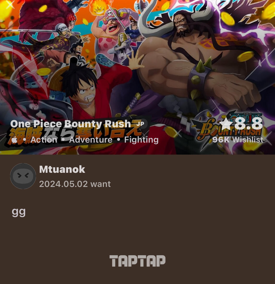 One Piece Bounty Rush - Mtuanok's Posts - TapTap