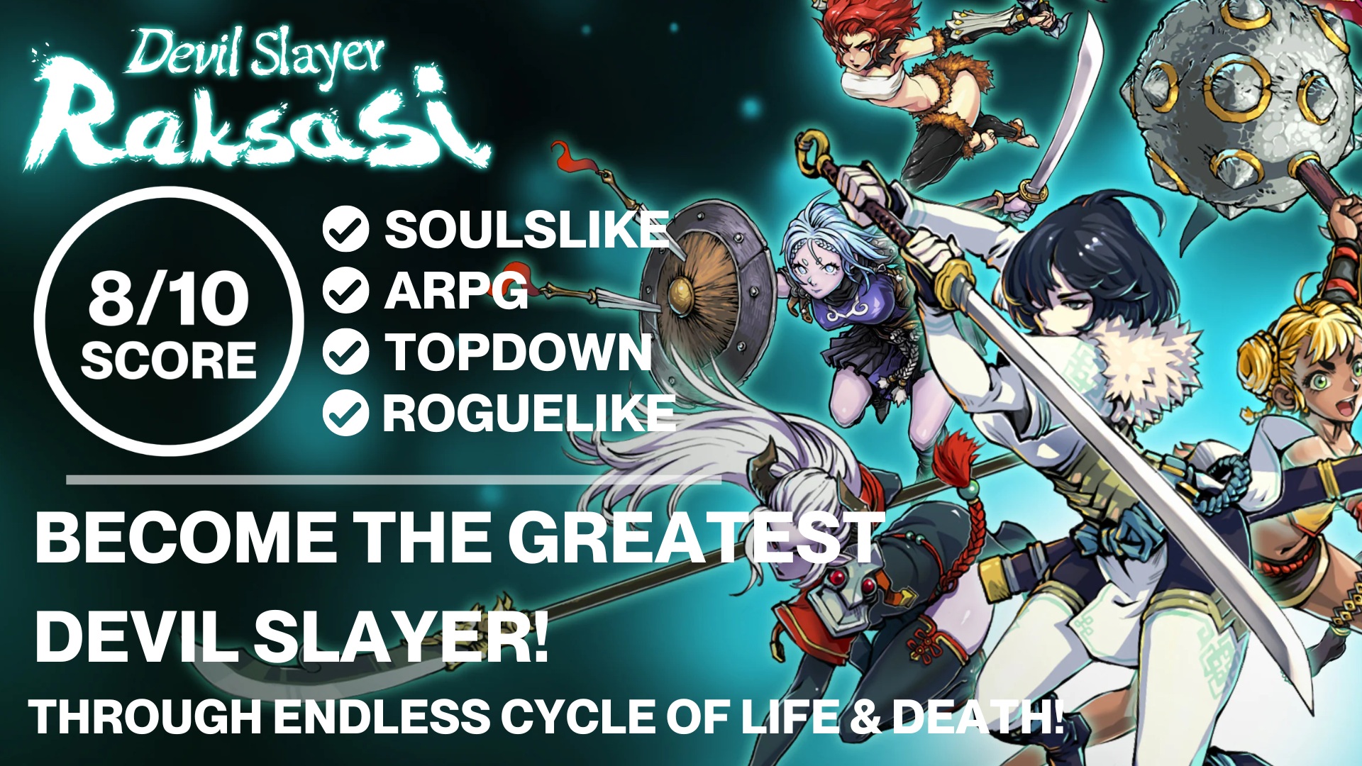 SLAYING DEVILS In This Indie SOULS-LIKE Indie Rogue-like RPG! | Devil Slayer-Raksasi Review ...