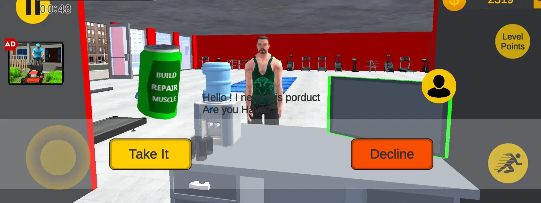 Body Building Tycoon 3d 🔻its like Gym simulator 24.. smothe&wait next ...