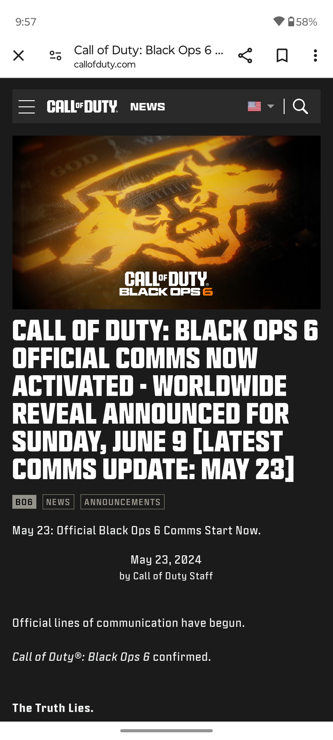 the truth is lies cod bp 6 - TapTap