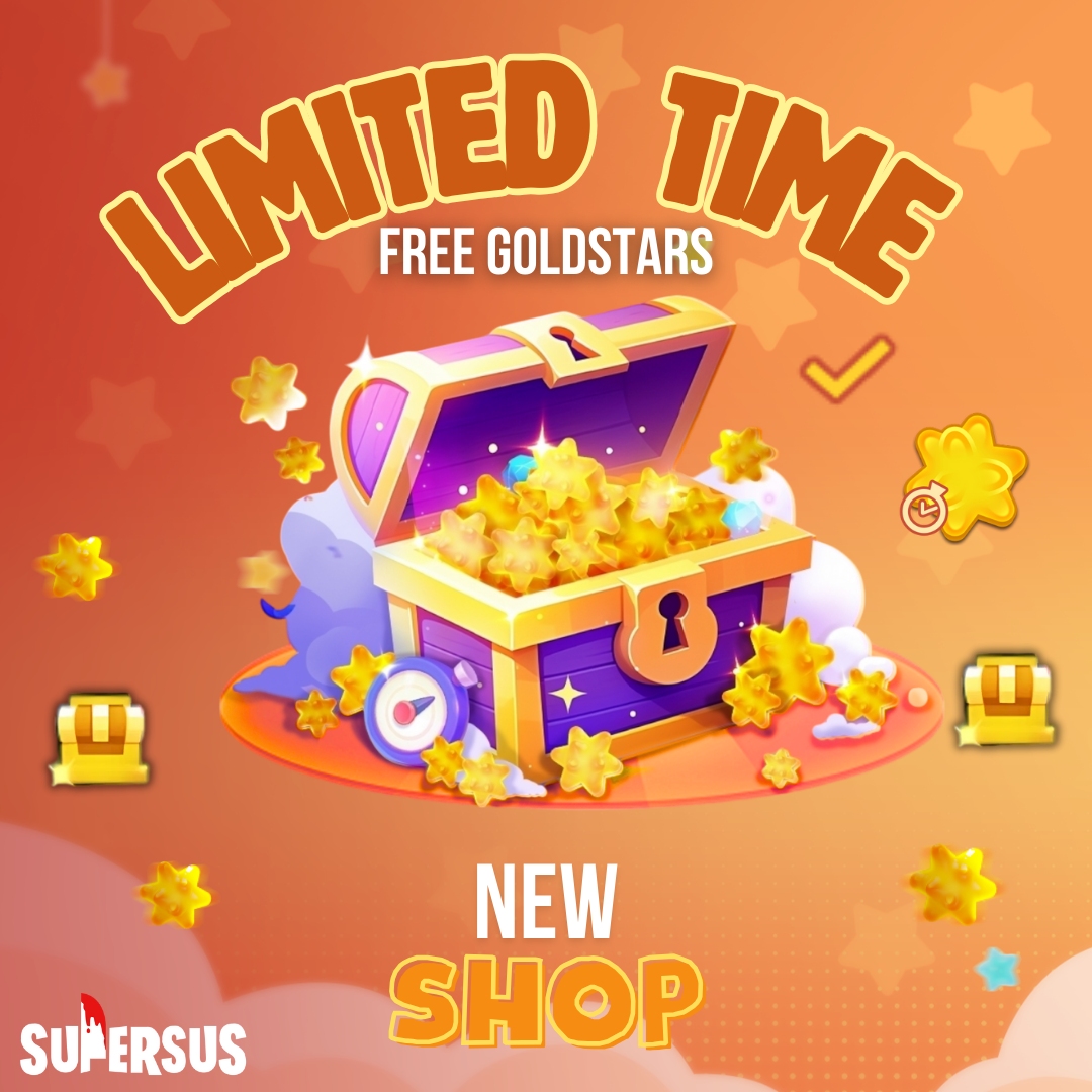 🚀 LIMITED-TIME EVENT! 🚀🌟 FREE GOLDSTARS 🌟 - Super Sus - TapTap