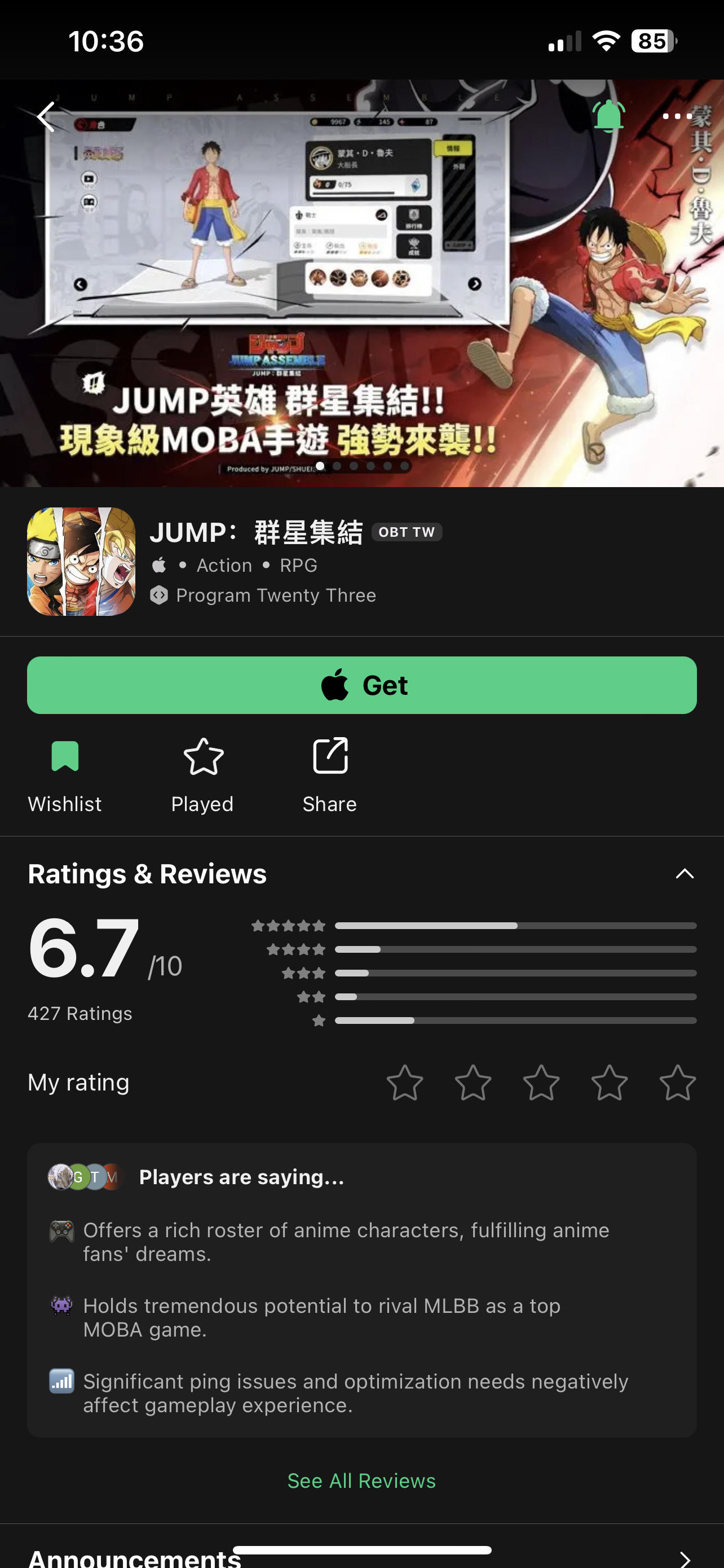 JUMP：群星集結 - BCA (Lauriel)'s Posts - TapTap