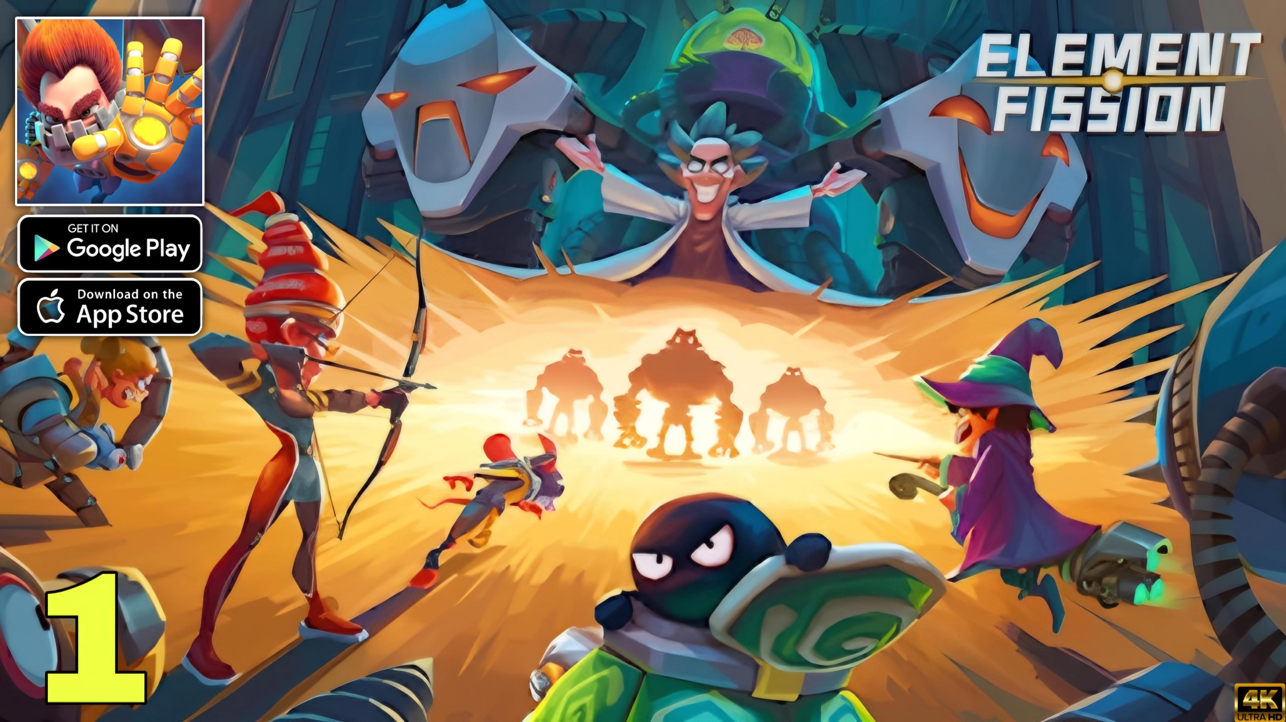 Element Fission Official Launch Gameplay walkthrough part 1 (Android/iOS) - Element Fission - TapTap