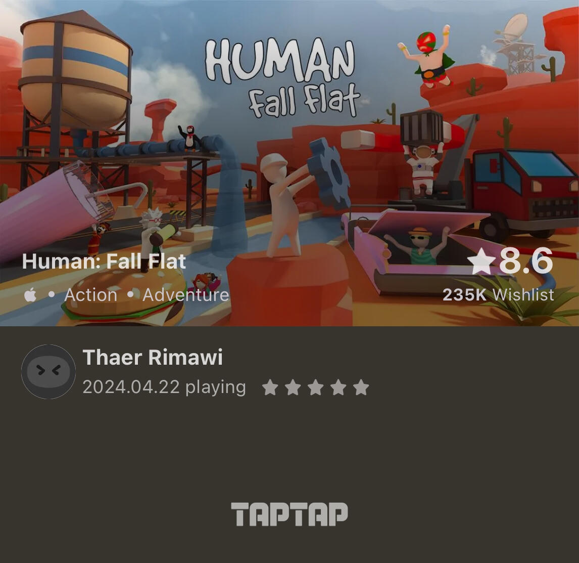 Human: Fall Flat - Thaer Rimawi's Posts - TapTap
