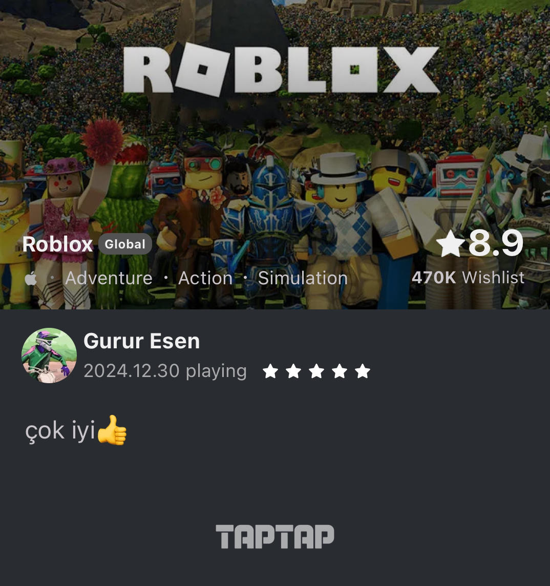 Roblox - Gurur Esen's Posts - TapTap