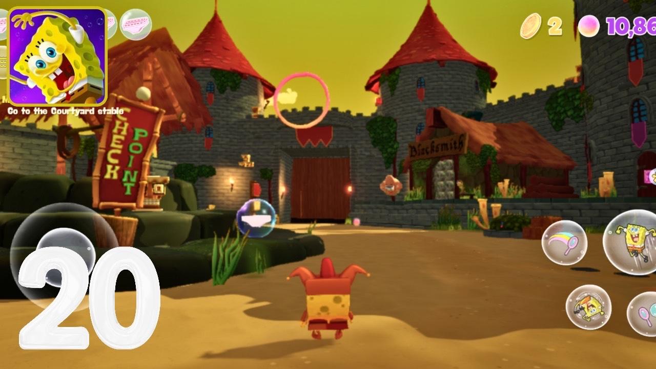 SpongeBob - The Cosmic Shake Gameplay | MEDIEVAL SULFUR FIELDS Part 1 ...