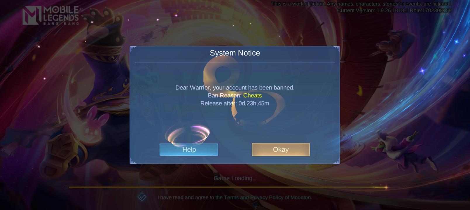 plz Mlbb stop banned me I didn't nothing wrong 🥲🥲🥲🥲🥲🥺 - Mobile Legends ...