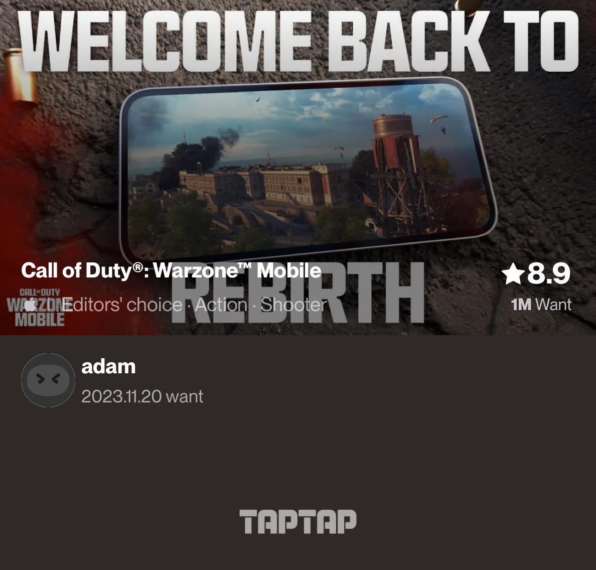 Call of Duty®: Warzone™ Mobile - adam's Posts - TapTap