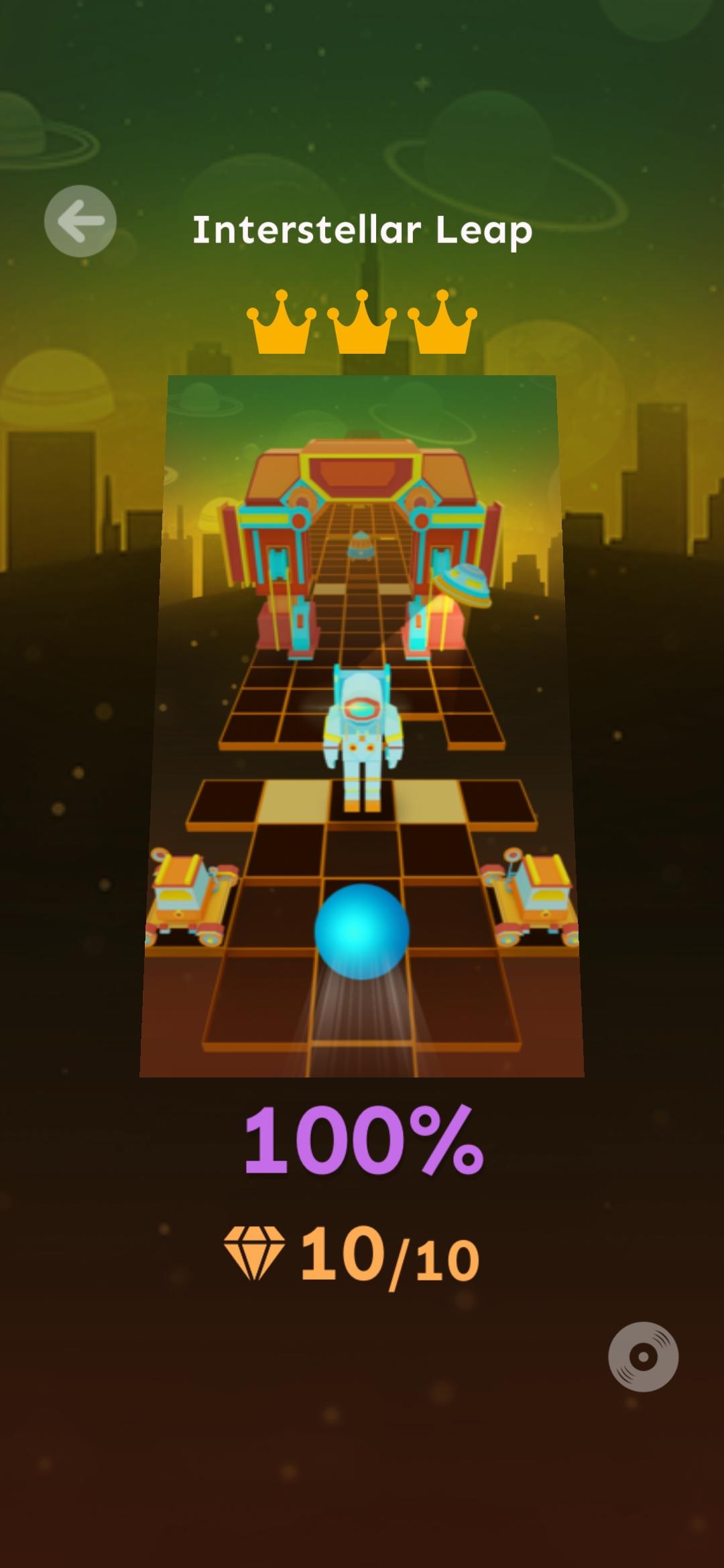 Interstellar Leap (Remake) (All Perfect) - Rolling Sky - TapTap