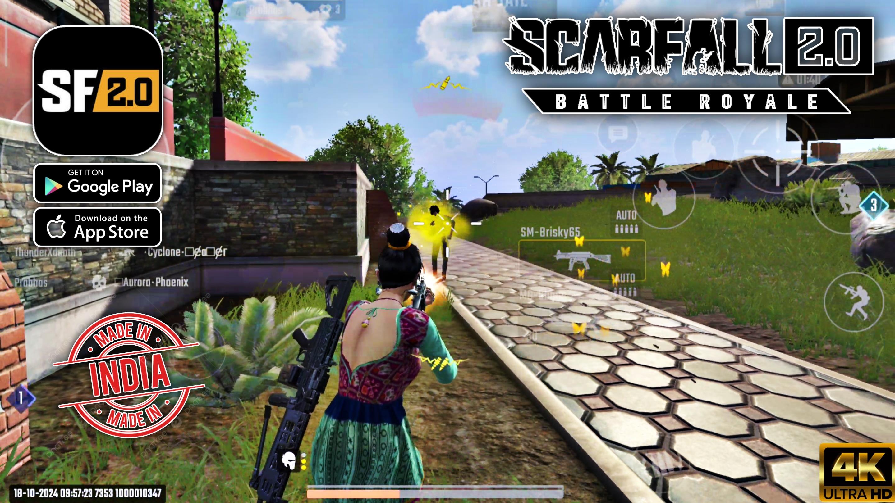 ( SCARFALL 2.0 ) MADE IN INDIAN BATTLE ROYALE GAME 4K REALISTIC GRAPHIC ...