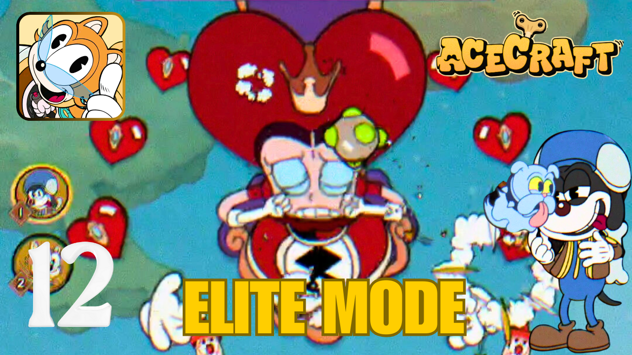 ACECRAFT Gameplay Chapter 1 Elite Mode Full Walkthrough No Damage ...