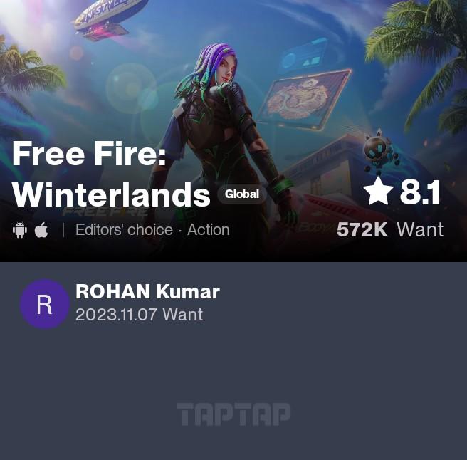 Free Fire - ROHAN Kumar's Posts - TapTap