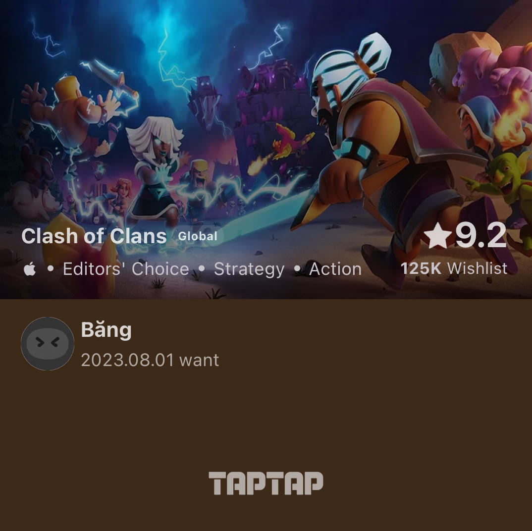 Clash of Clans - Băng's Posts - TapTap